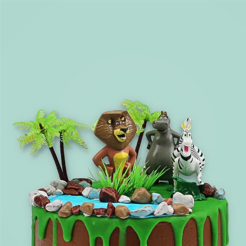 Madagascar Design Cake - JUNANDUS
